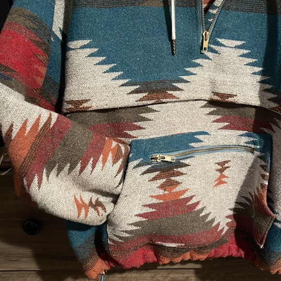 NanaMacs | Jackets & Coats | Navajo Print Poncho Type Jacket | Poshmark
